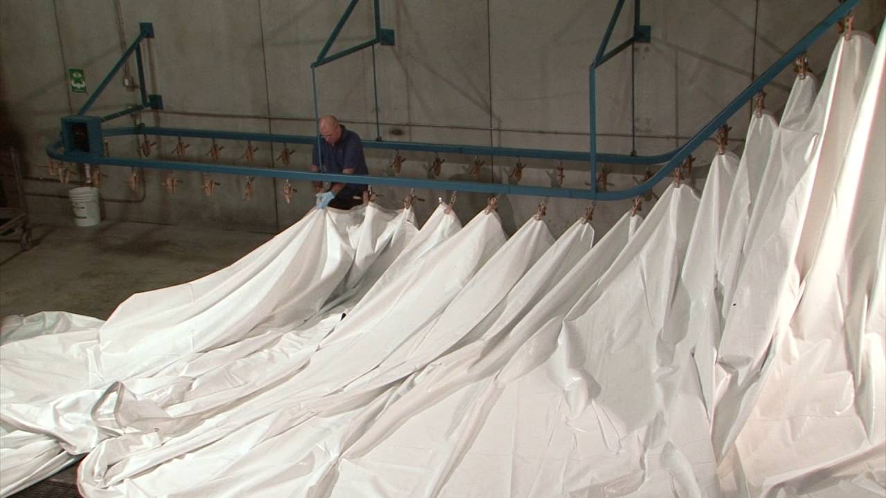 Tent Drying Conveyor - YouTube