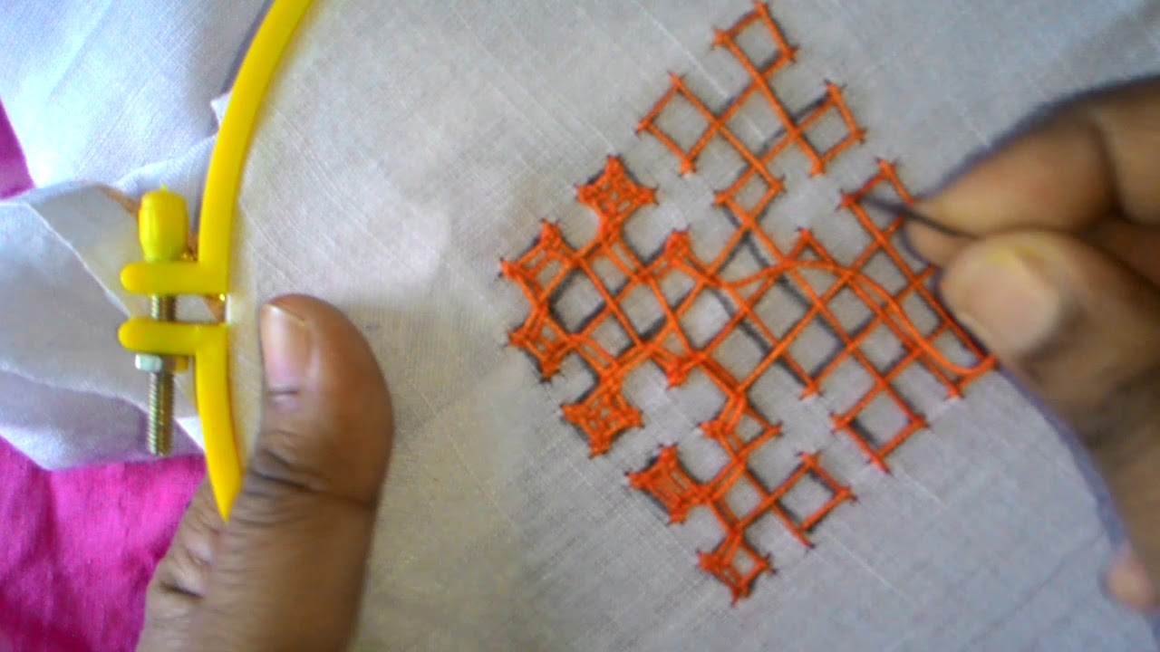 77.sindhi embroidery,sindhi tanka,kuch hi work,gujrati stitch. - YouTube