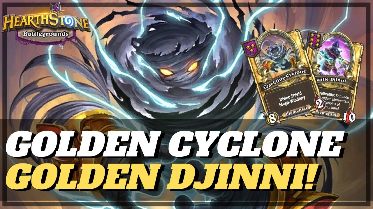 HUGE GOLDEN CRACKLING CYCLONE DOMINATION! | Hearthstone Battlegrounds ...