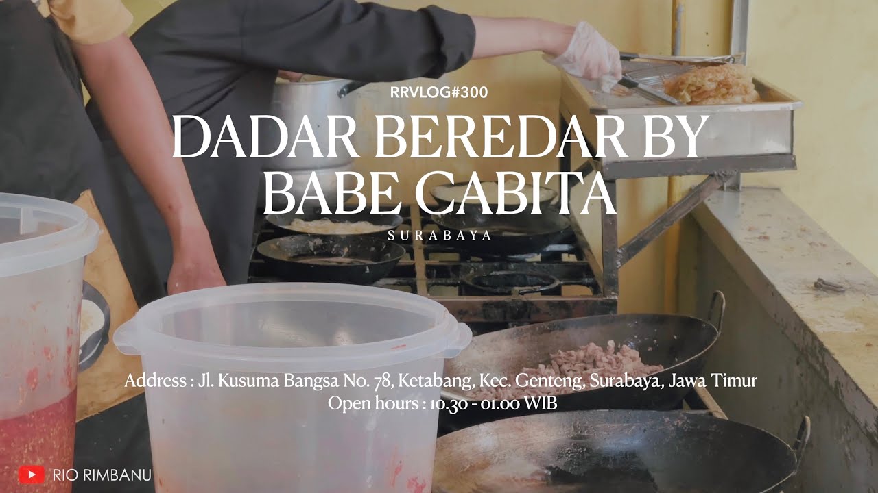 RRVLOG#300 - DADAR BEREDAR by BaBe Cabita | Surabaya 🇲🇨 - YouTube