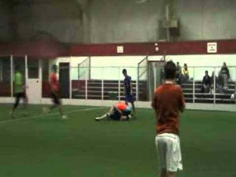 Indoor football (soccer) fight - YouTube