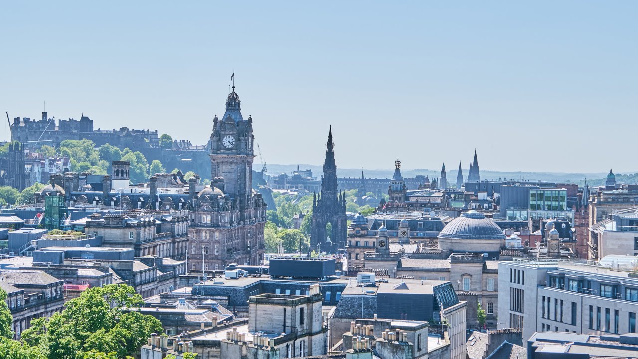 Edinburgh Scotland | Dean Village, Calton Hill Monuments - YouTube