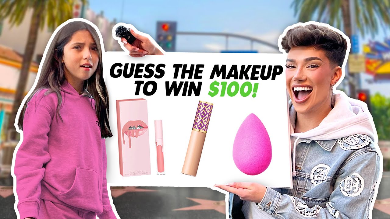 GUESS THE MAKEUP PRODUCTS TO WIN $100!! - YouTube