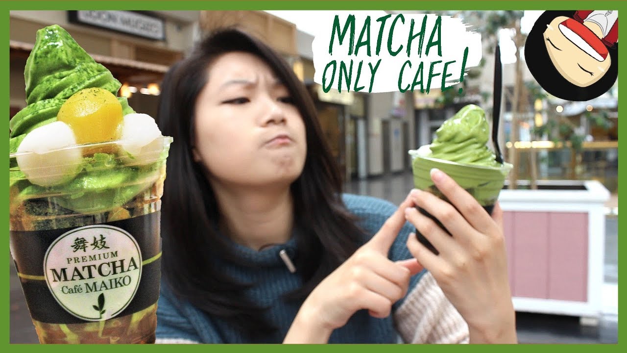 【Matcha Maiko Cafe】SF's First MATCHA ONLY Cafe | Dessert Vlog - YouTube