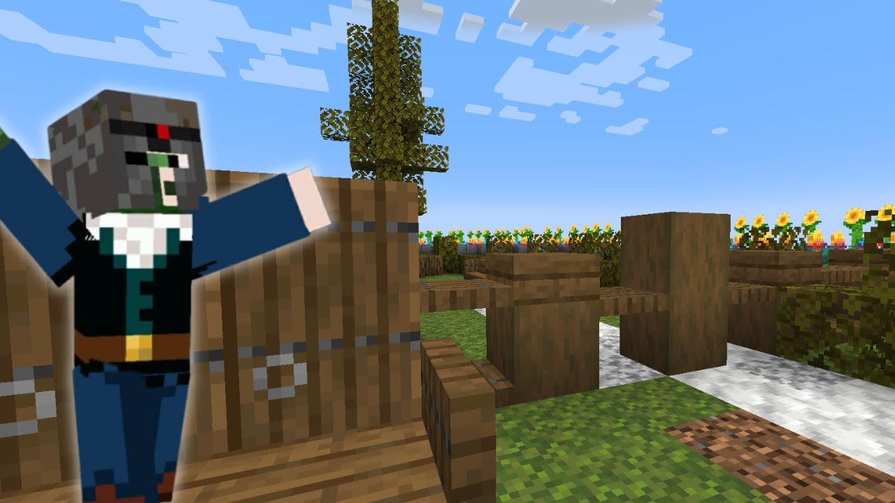 How to Build a Minecraft Meadow Garden - YouTube