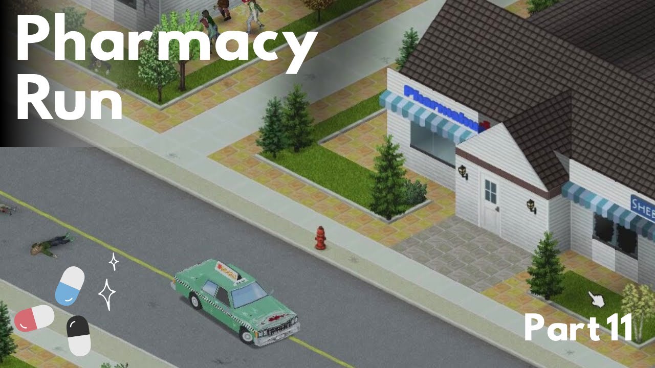 Going to the pharmacy | Project Zomboid, Jo [11] - YouTube