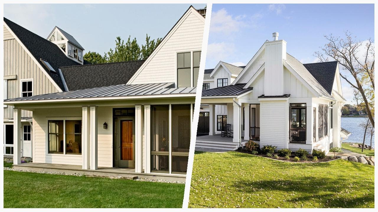 75 Exterior Home With A Mixed Material Roof Design Ideas You'll Love ⭐️ ...