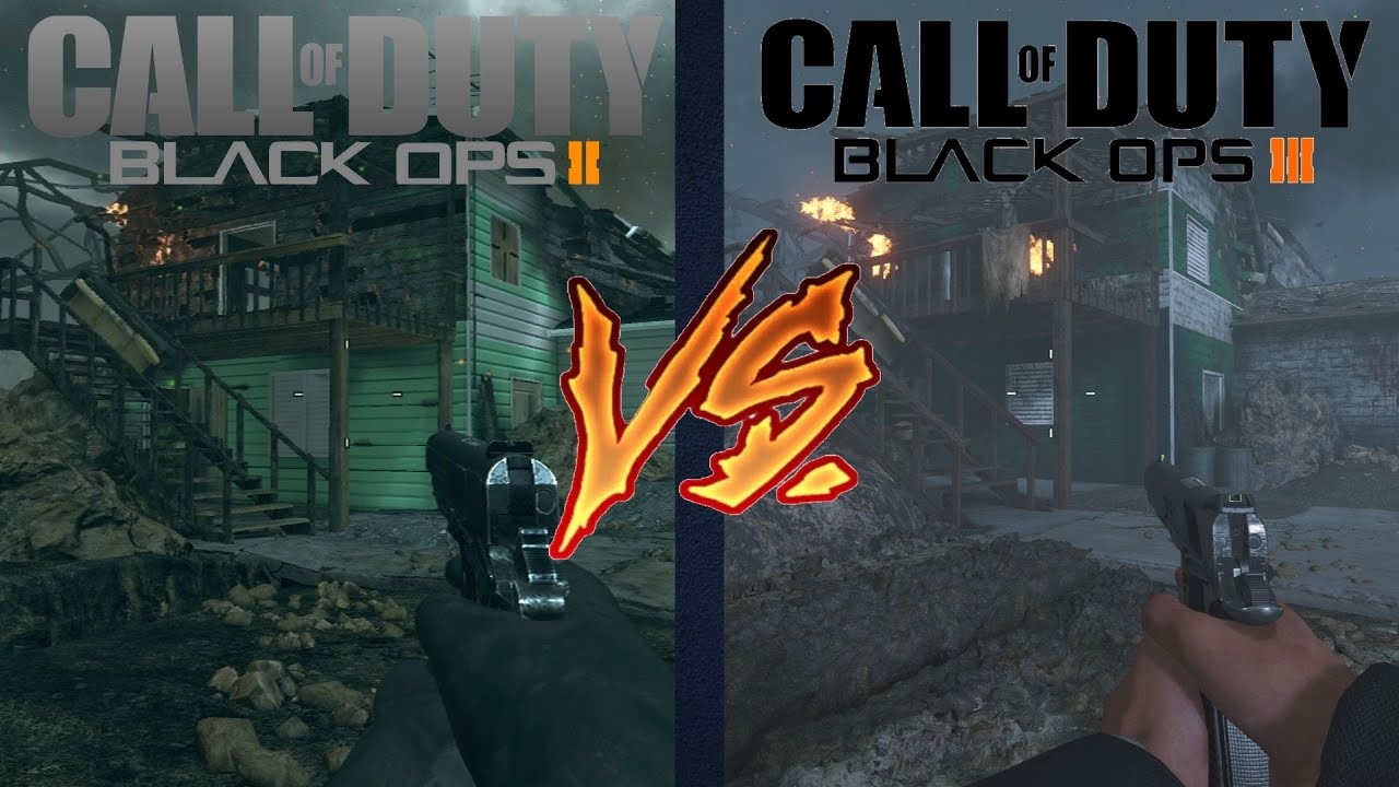 Bo2 Nuketown VS Bo3 Nuketown Remastered - YouTube