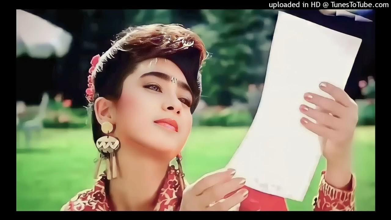 Pyar Ke Kagaz Pe (( 4K Video )) | Jigar | Ajay Devgan & Karishma Kapoor ...