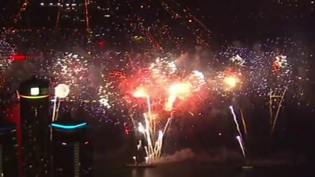Gearing up for Monday's big fireworks show - YouTube