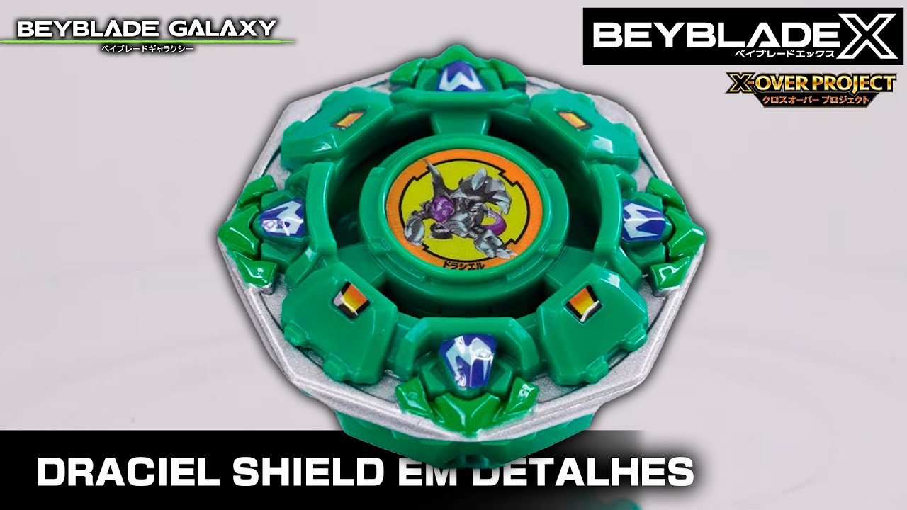 DRACIEL SHIELD 7-60D em detalhes [Beyblade X] - YouTube