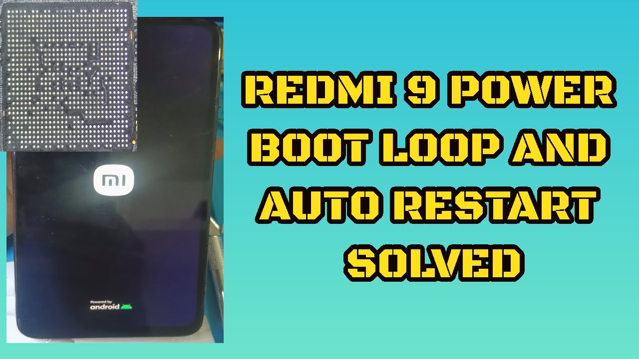 Redmi 9 power Logo restart problem | redmi 9 power boot loop issue - YouTube