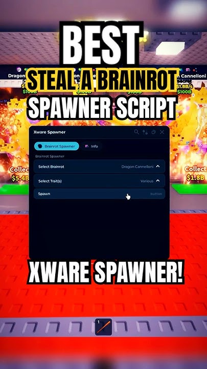 STEAL A BRAINROT SPAWNER SCRIPT! | SPAWN ANY BRAINROT - USE BEFORE PATCH! #shorts #youtubeshorts ...