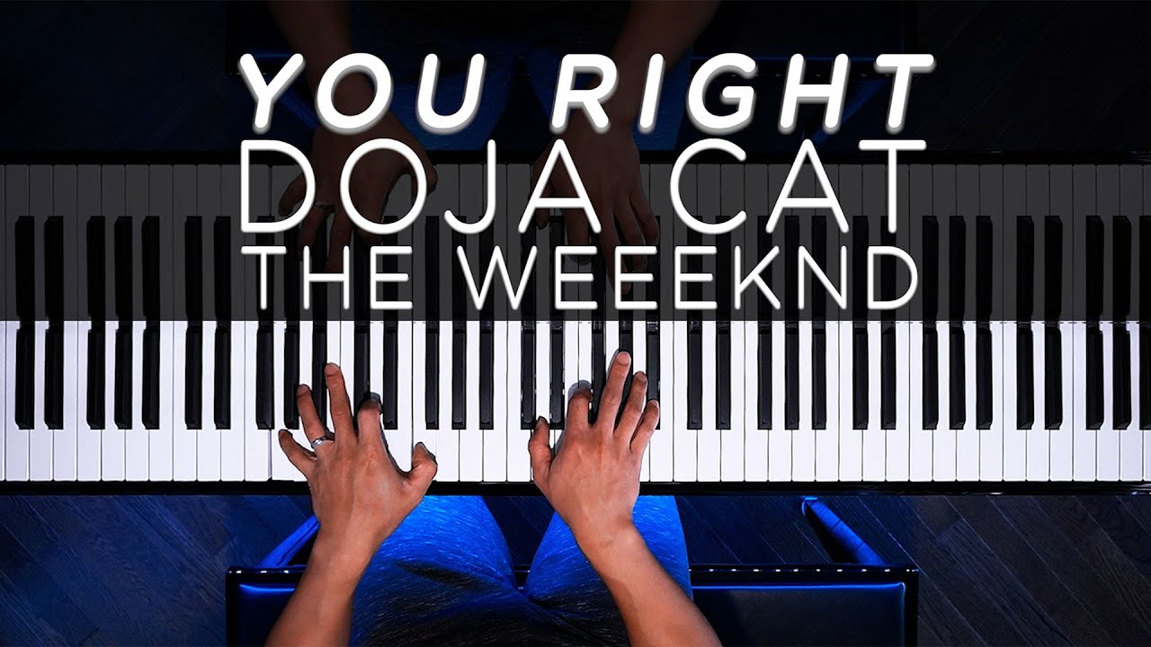 Doja Cat & The Weeknd - You Right | The Theorist Piano Cover - YouTube