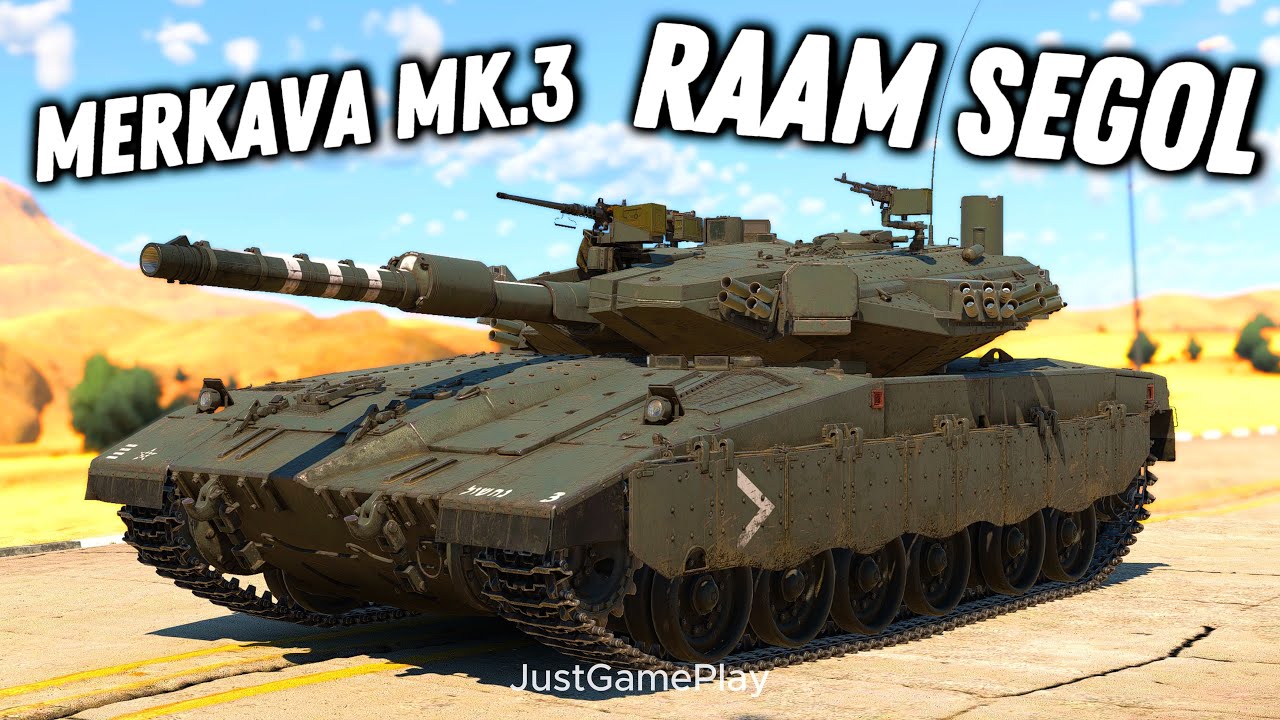 Merkava Mk.3 Raam Segol Israeli MBT Gameplay in War Thunder - YouTube