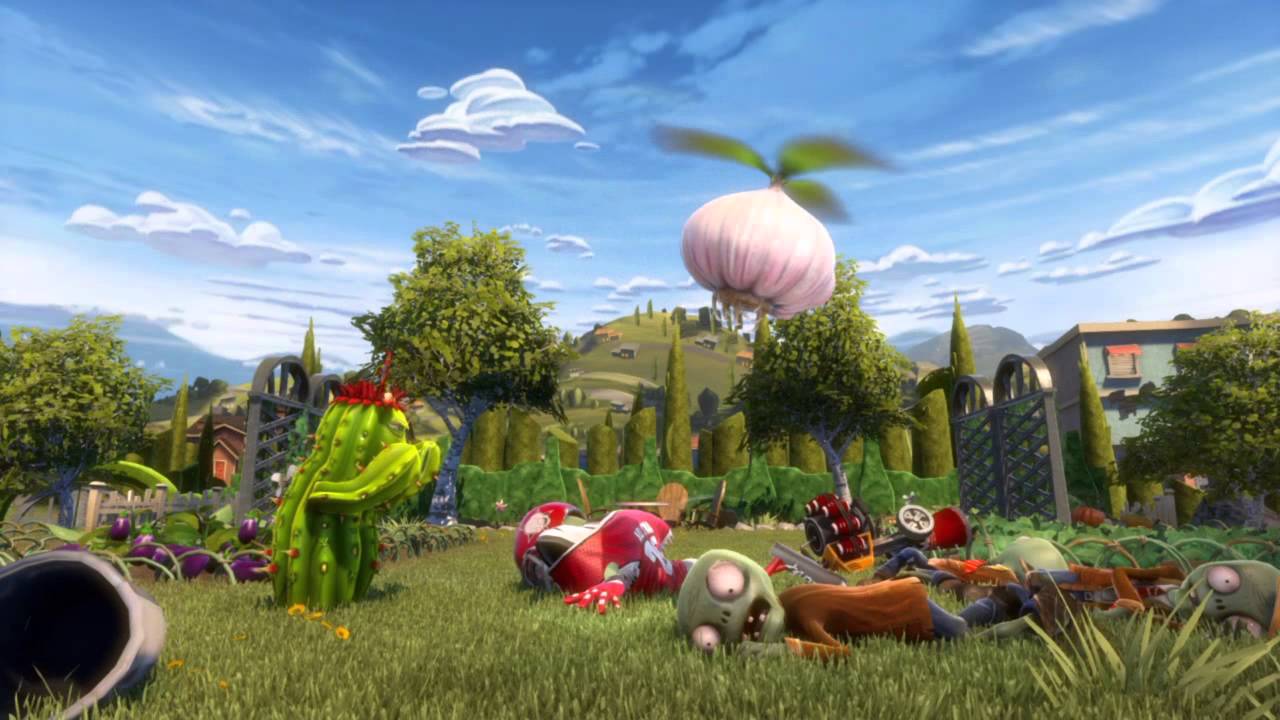 Cactus - Garlic Drone, Tallnut Battlement and Potato Mine | Plants vs ...