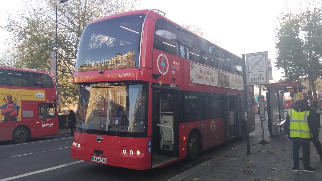 GAL - New BYD eBus BD11 - EBD130e - LV25EWD - on Route 35 - at ...