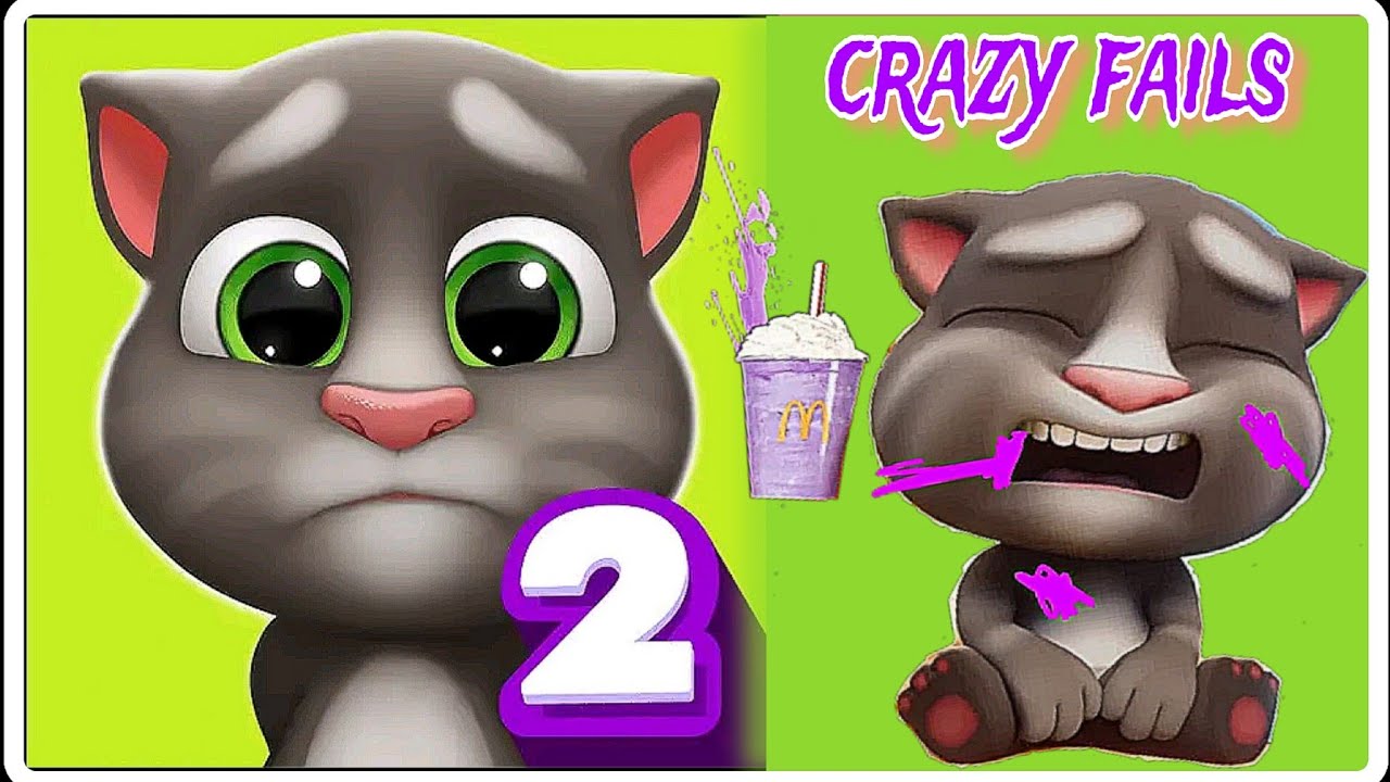 Laugh With My Talking Tom 2 😺 Crazy Fails 🤣 EP 5 @Akhigames - YouTube