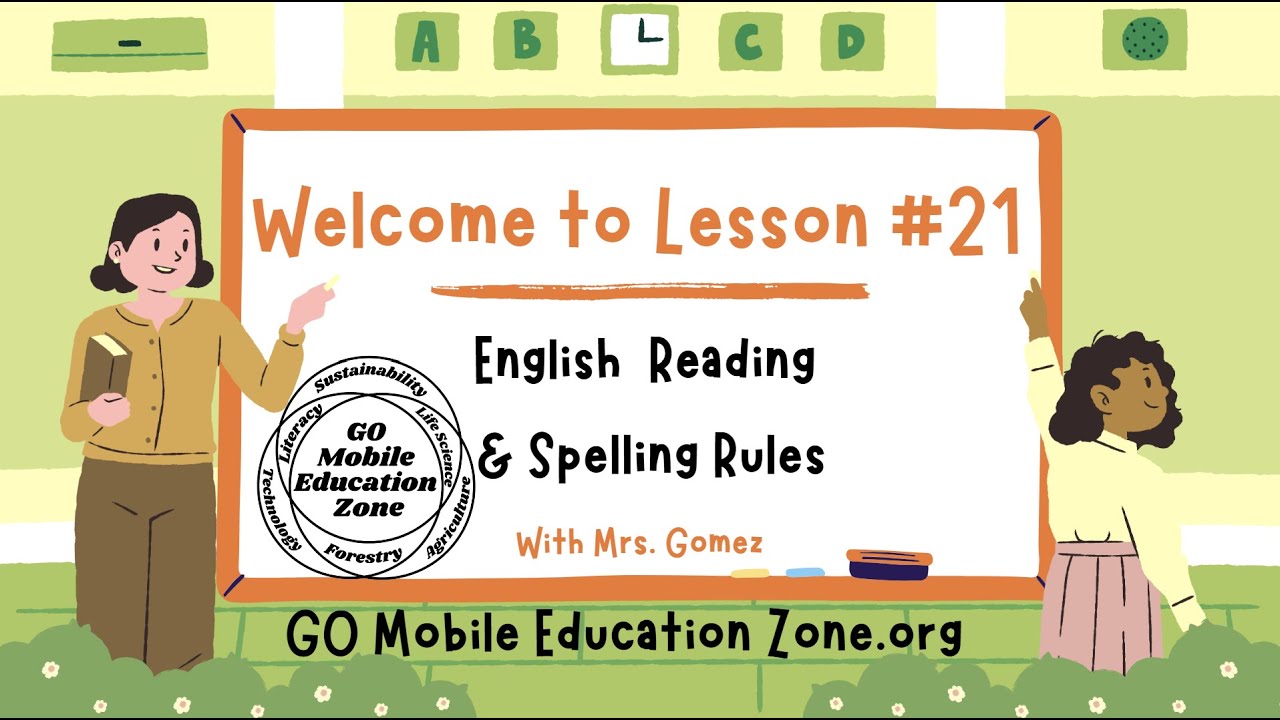 Lesson 21 English Reading & Spelling Rules - YouTube