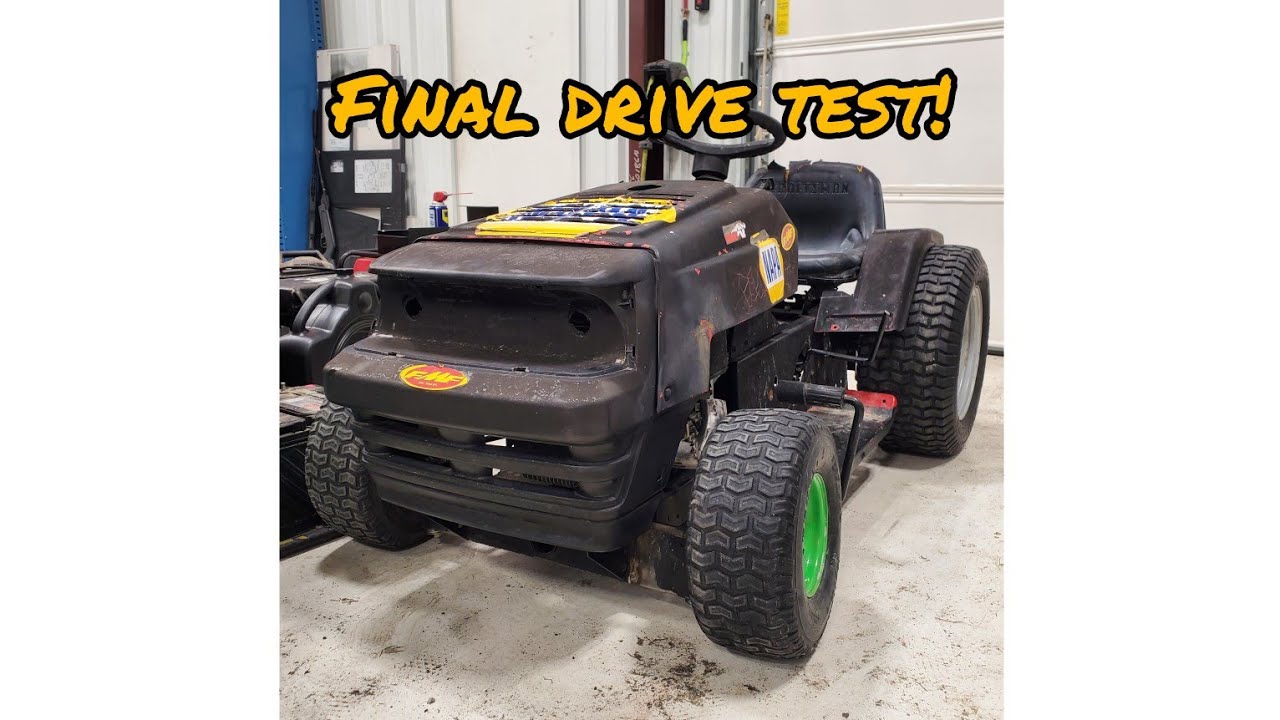 Modified DIY Lawn tractor Race project - 13HP Briggs and Stratton - # ...