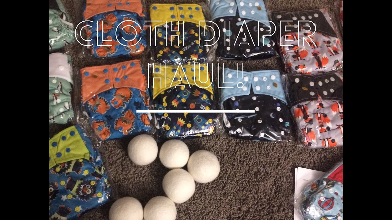 One Size Cloth Diaper Haul!! Toddler edition - YouTube