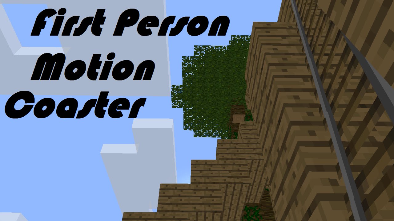 First Person Motion Coaster (Minecraft Animation) - YouTube