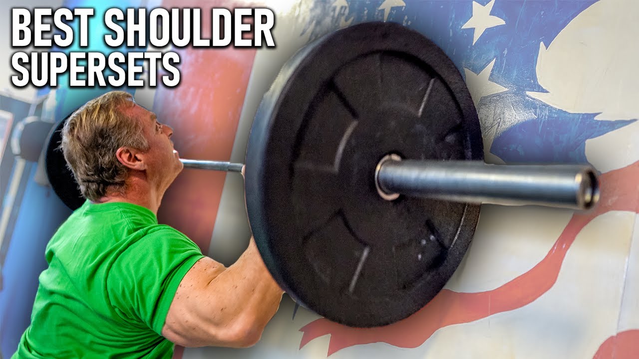 3 Shoulder Supersets For Massive Round Delts Youtube