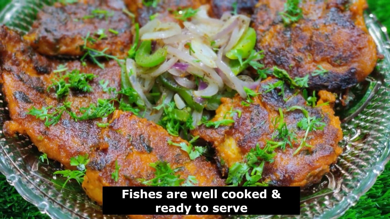 Hyderabadi Fish Fry | How To Prepare Hyderabadi Fish Fry | Dhabha ...