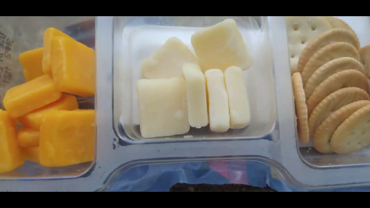 cracker barrel bites sharp white cheese & sharp cheddar cheese & mini ...
