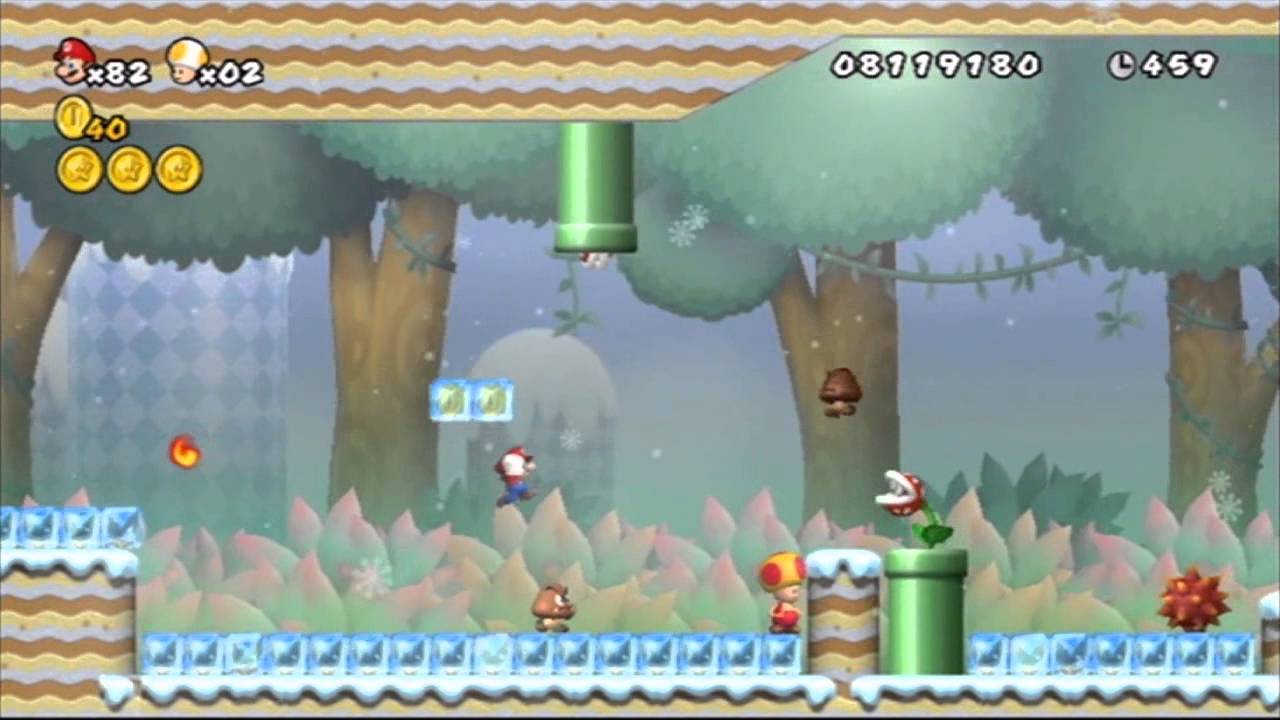 New Super Mario Bros. Wii - Monde 9 : Niveau 9-7 - YouTube