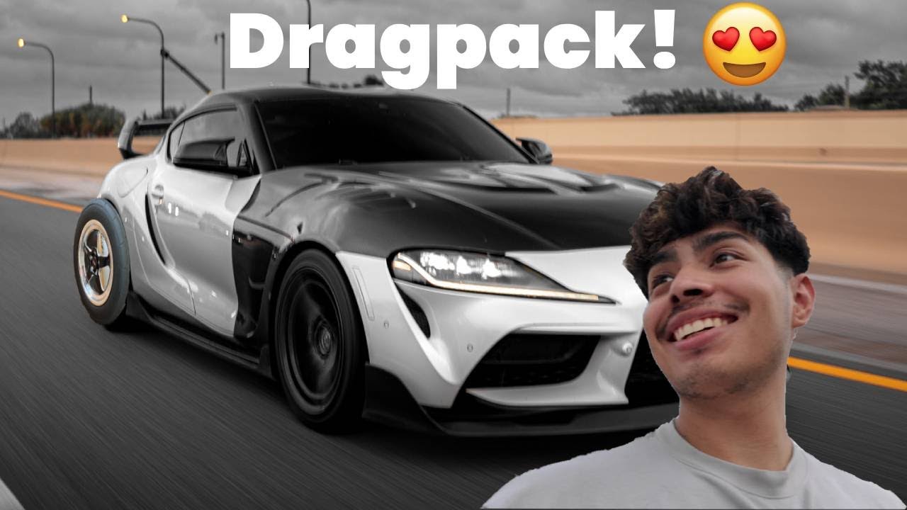 Drag Pack on my Supra MK5!!! - YouTube