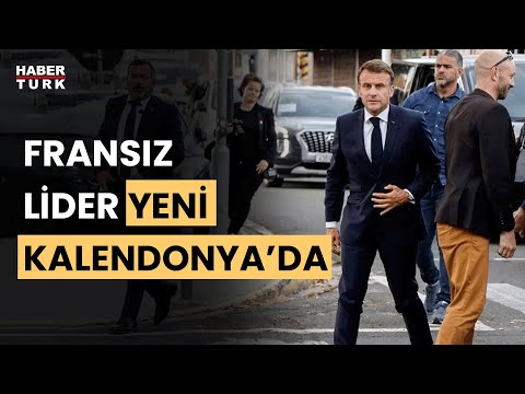 Yeni Kaledonya'da isyanlar devam ediyor! Macron Yeni Kaledonya gitti