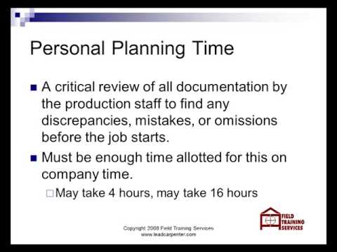 Construction Pre Job Planning - YouTube