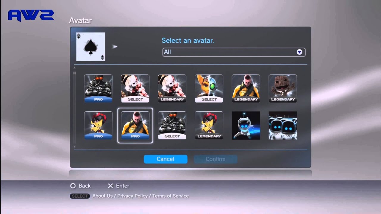 [PSN] Rare Legendary, Pro, Select Avatar's - YouTube