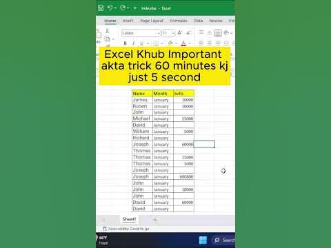 excel hide tips and tricks #sekhsadiacademy #shortvideo #excelbangla #sekhsadiacademy # ...