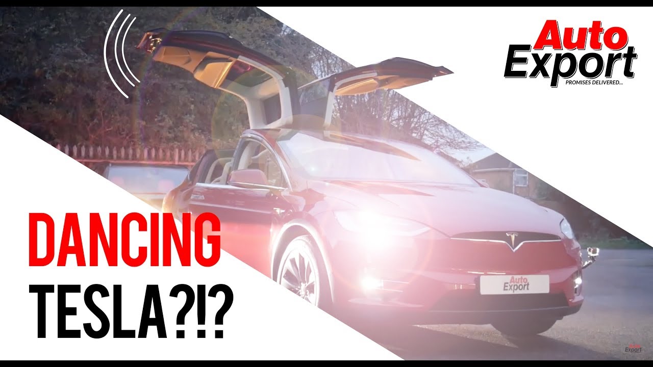 CRAZY DANCING TESLA MODEL X - YouTube
