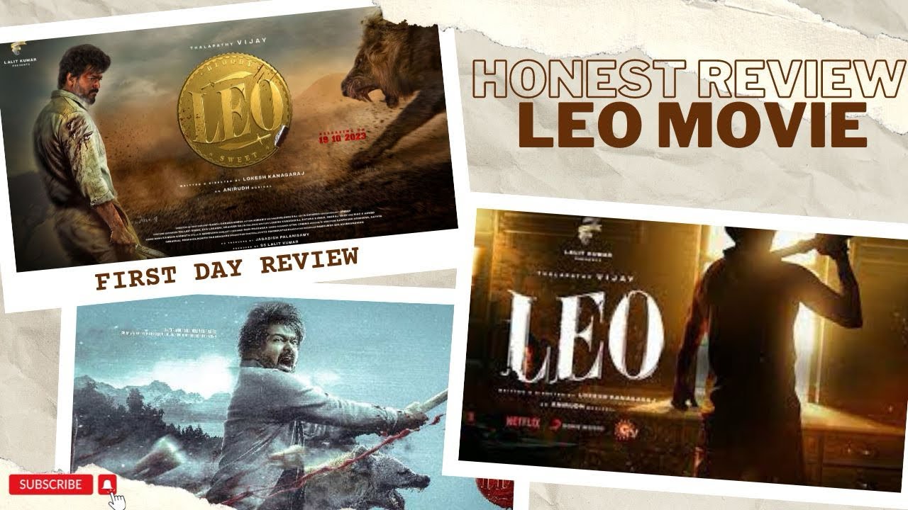 LEO MOVIE - HONEST REVIEW - FIRST DAY - YouTube
