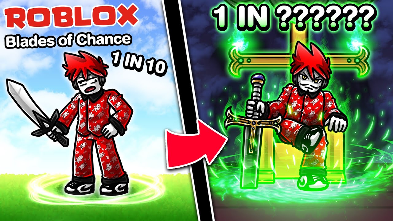 Roblox : Blades of Chance 🗡️ เกมสุ่มดาบอวดเพื่อนแบบสไตล์ RNG !!! - YouTube