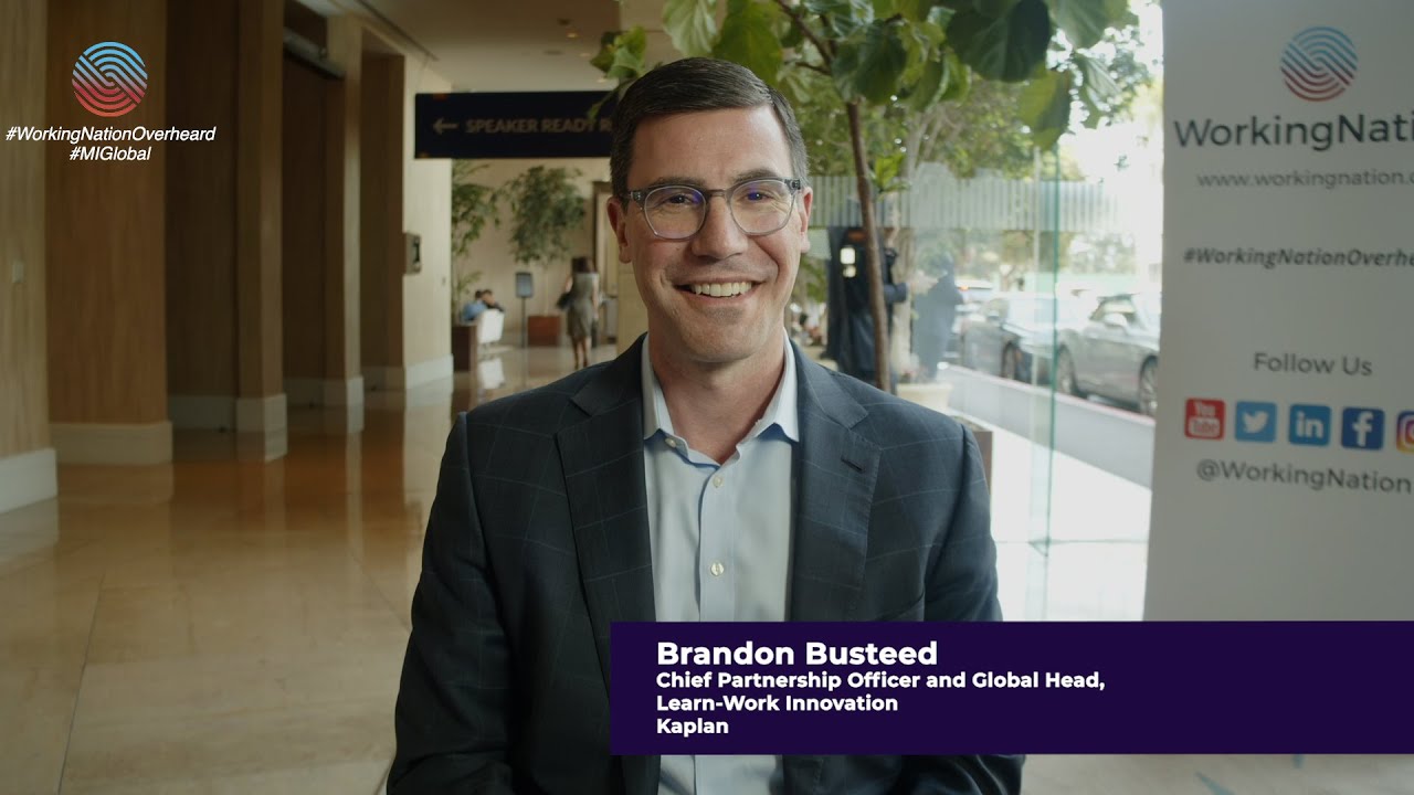 WorkingNation Overheard: Brandon Busteed on meaningful advising for ...