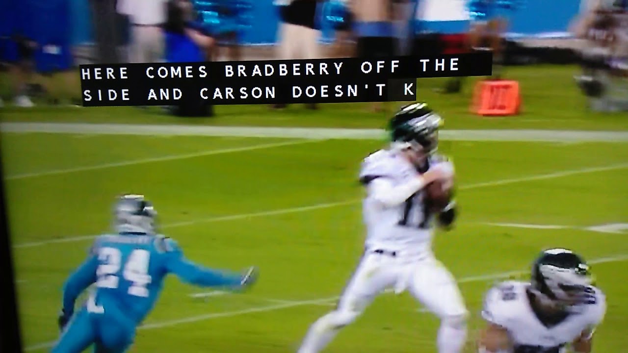 Philadelphia QB Carson Wentz get sacked - YouTube