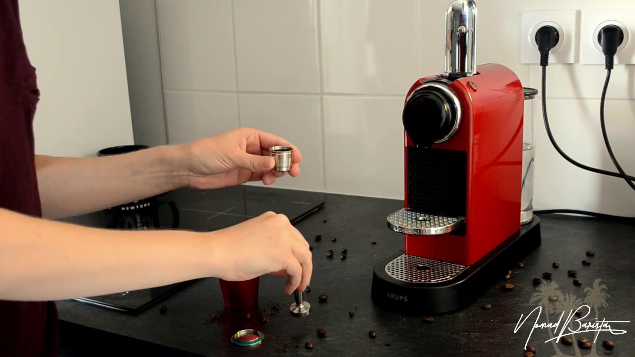 Capsules rechargeables Nespresso Inox - YouTube