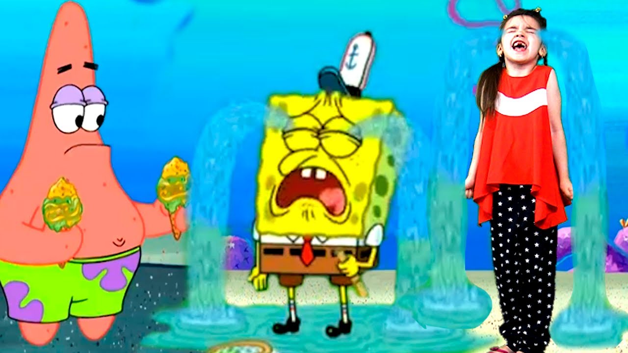 Every Time SpongeBob CRIES Ever 😭 with Dominika - YouTube