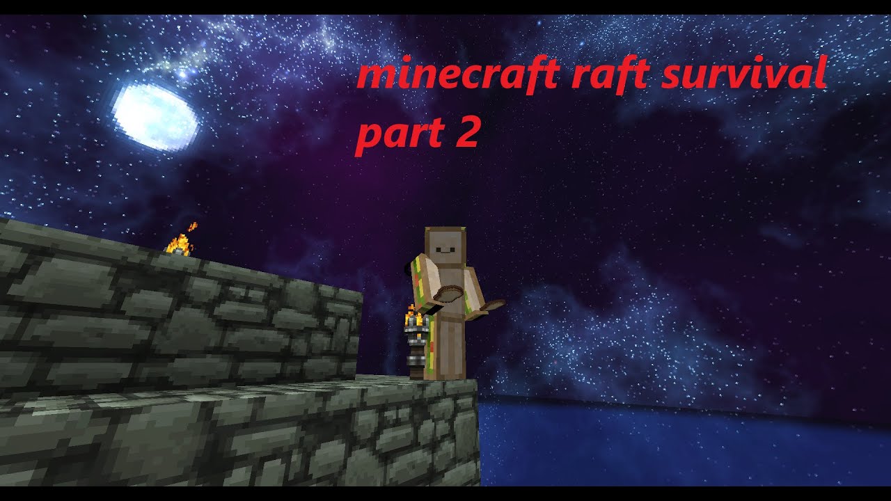 MINECRAFT RAFT SURVIVAL PART 2 : BUILDING THE ULTIMATE MOB FARM - YouTube