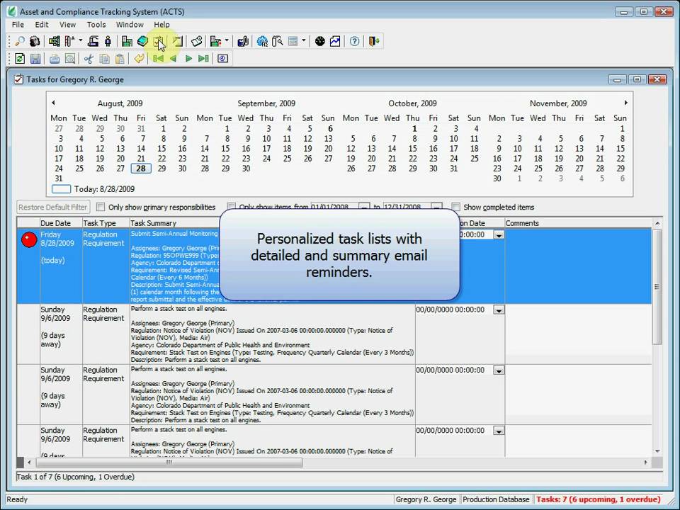 Asset and Compliance Tracking System (ACTS) Overview - YouTube