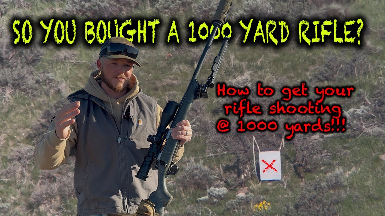 How to shoot 1000 yards! Setting up ballistics on a new rifle setup ...