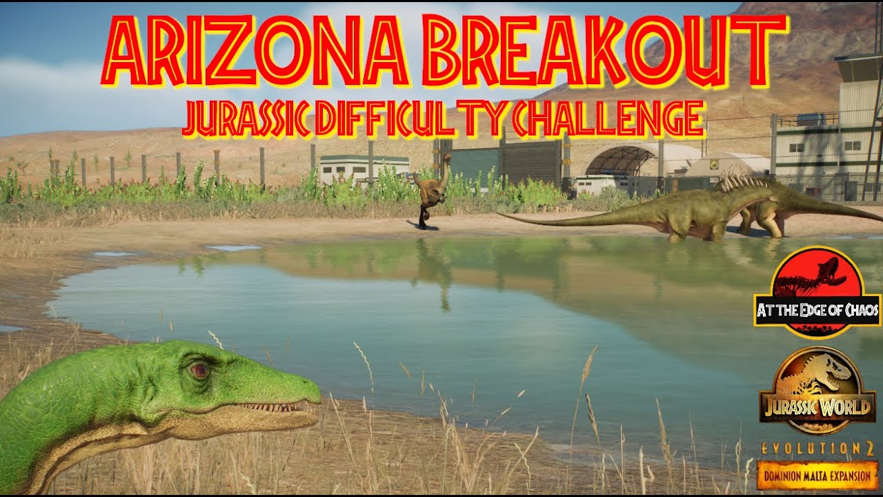 Gotta Catch 'em All - JWE2 - Jurassic Difficulty Challenge Mode - Arizona Breakout #1 - YouTube