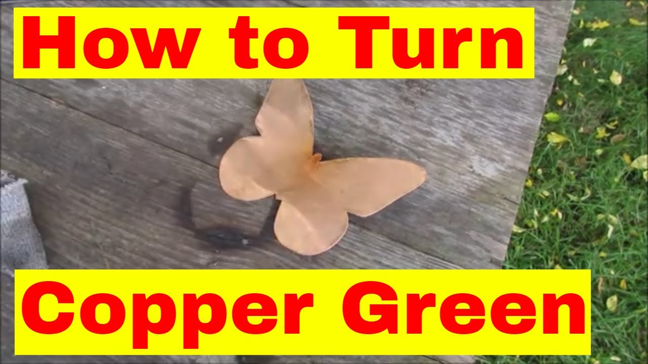 Copper Butterfly, Aging Copper, how to Build Part 3 of 4 - YouTube