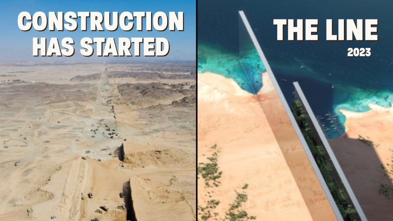 The Line - Mega project in Saudi Arabia - YouTube