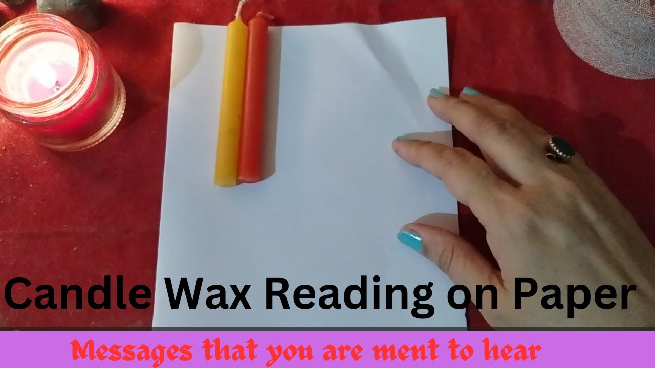 Candle Wax Reading on Paper !! - YouTube