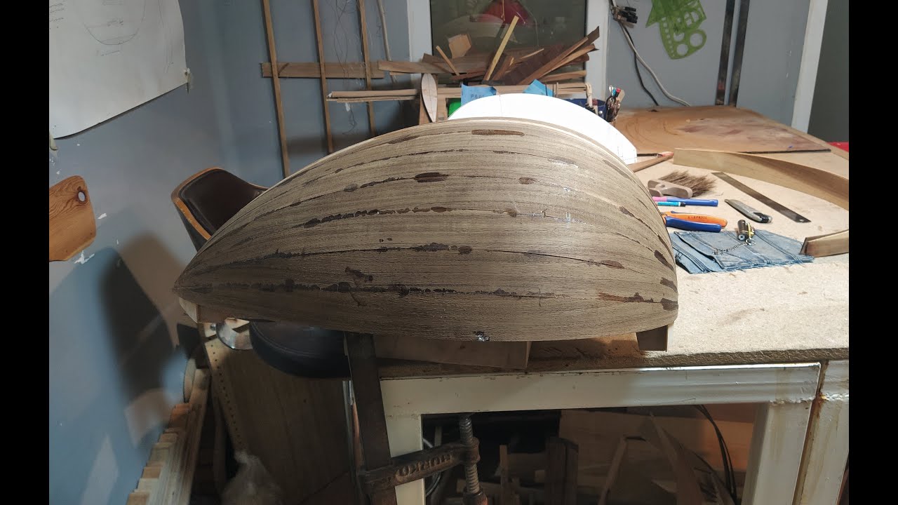 Oud Instrument Making - Process of preparing a Rib - YouTube